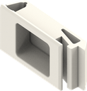 Snap lock, clip-in, Polyamide GF pure white | EMKA